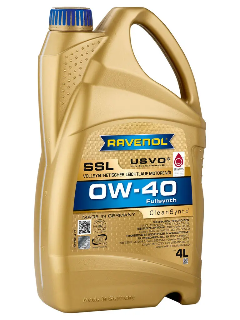 Ravenol Motorno ulje Super Synthetik Oel SSL 0W-40, 4 l