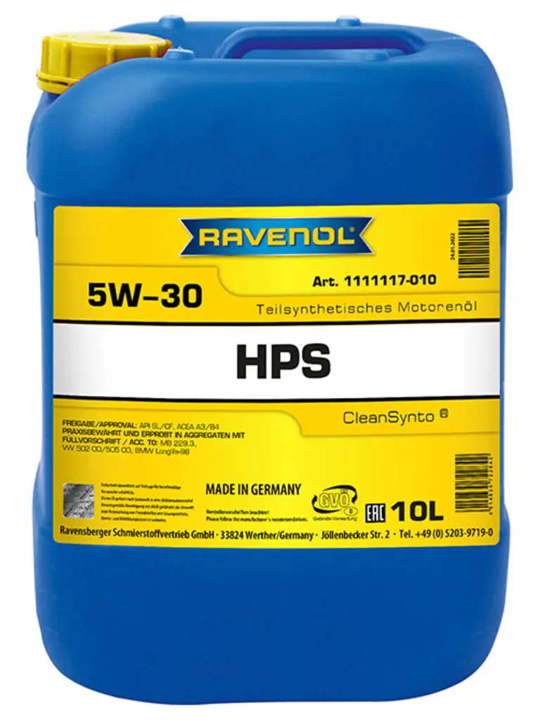 Ravenol Motorno ulje HPS 5W-30, 10 l