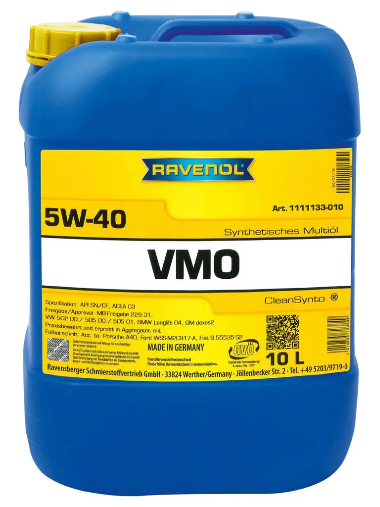 Ravenol Motorno ulje VMO 5W-40, 10 l