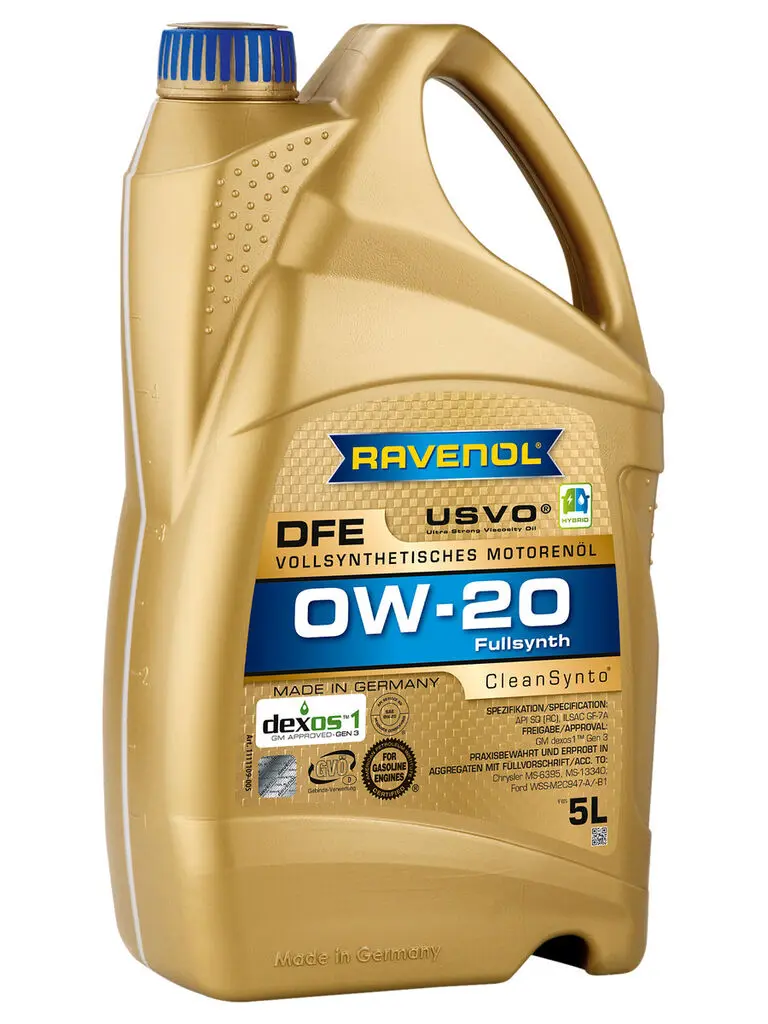 Ravenol Motorno ulje DFE 0W-20, 5 l