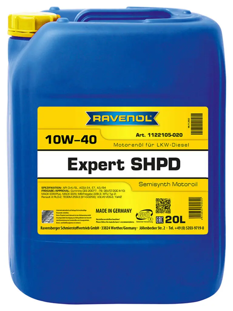 Ravenol Motorno ulje Expert SHPD 10W-40, 20 l