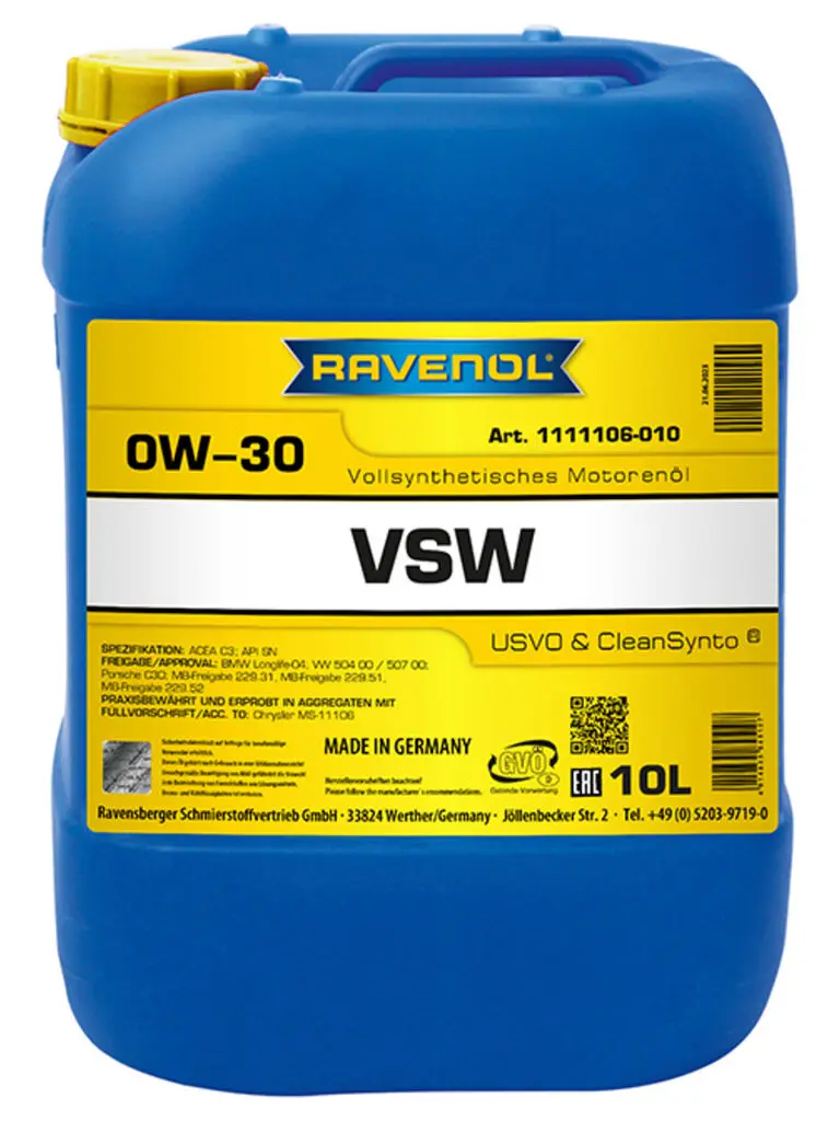 Ravenol Motorno ulje VSW 0W-30, 10 l
