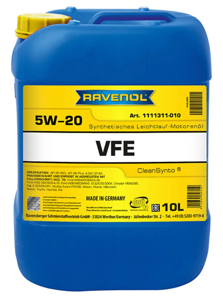 Ravenol Motorno ulje VFE 5W-20, 10 l