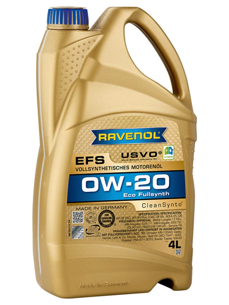 Ravenol Motorno ulje EFS 0W-20, 4 l