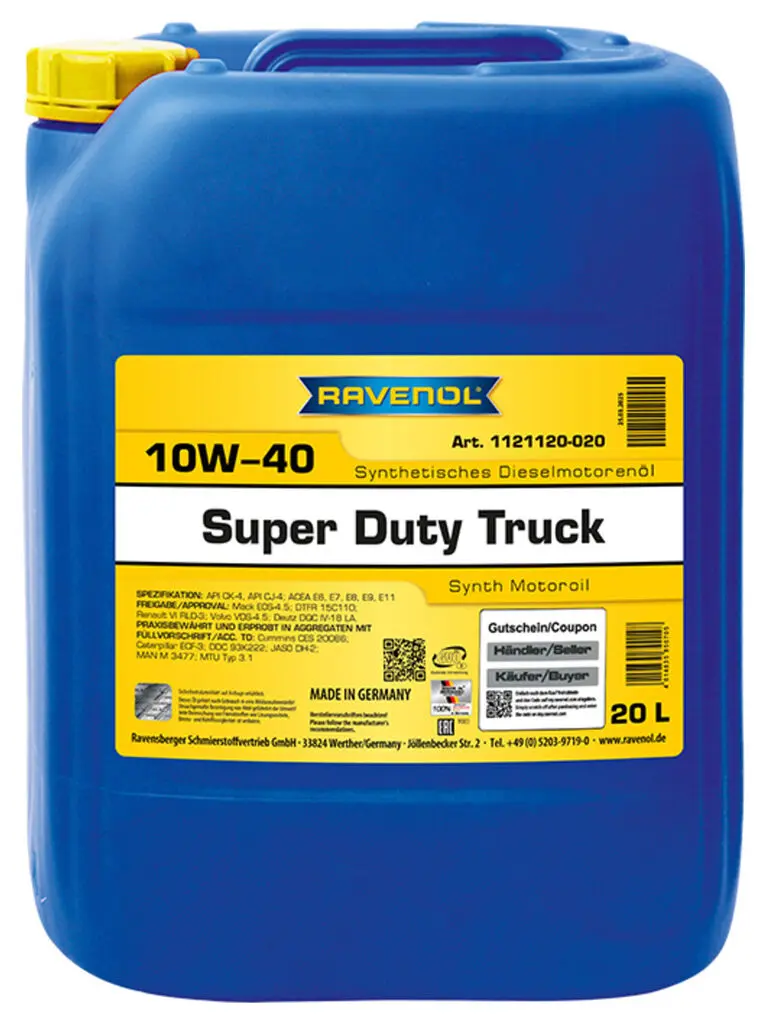 Ravenol Motorno ulje SDT Super Duty Truck 10W-40, 20 l
