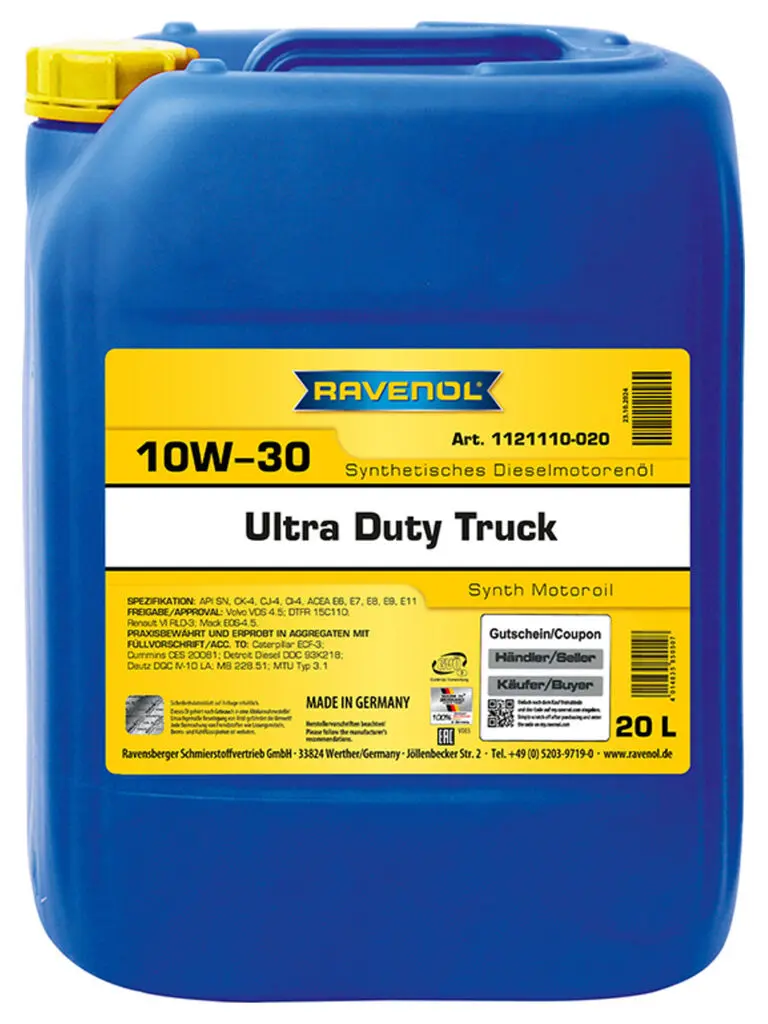 Ravenol Motorno ulje UDT Ultra Duty Truck 10W-30, 20 l