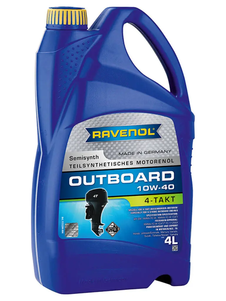 Ravenol Motorno ulje za vanbrodske motore 4-T Ravenol Outboardoel 4T 10W-40, 4 l