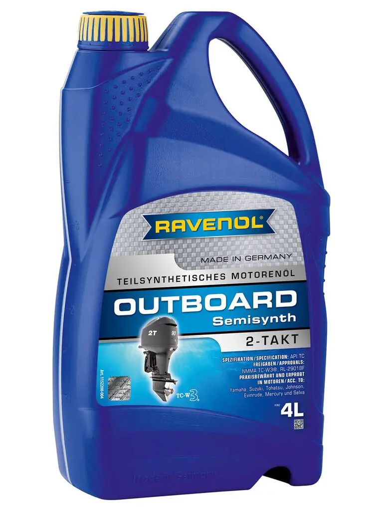 Ravenol Motorno ulje za vanbrodske motore 2T Outboardoel 2T Teilsynth, 4 l