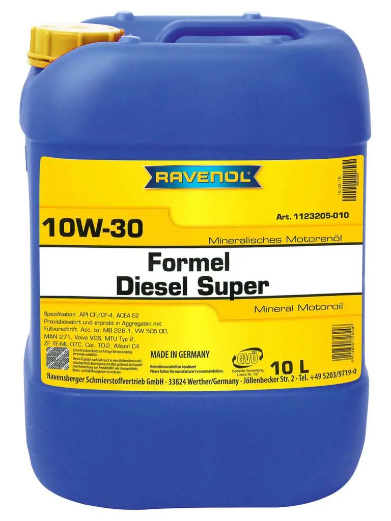 Ravenol Motorno ulje Formel Diesel Super 10W-30, 10 l