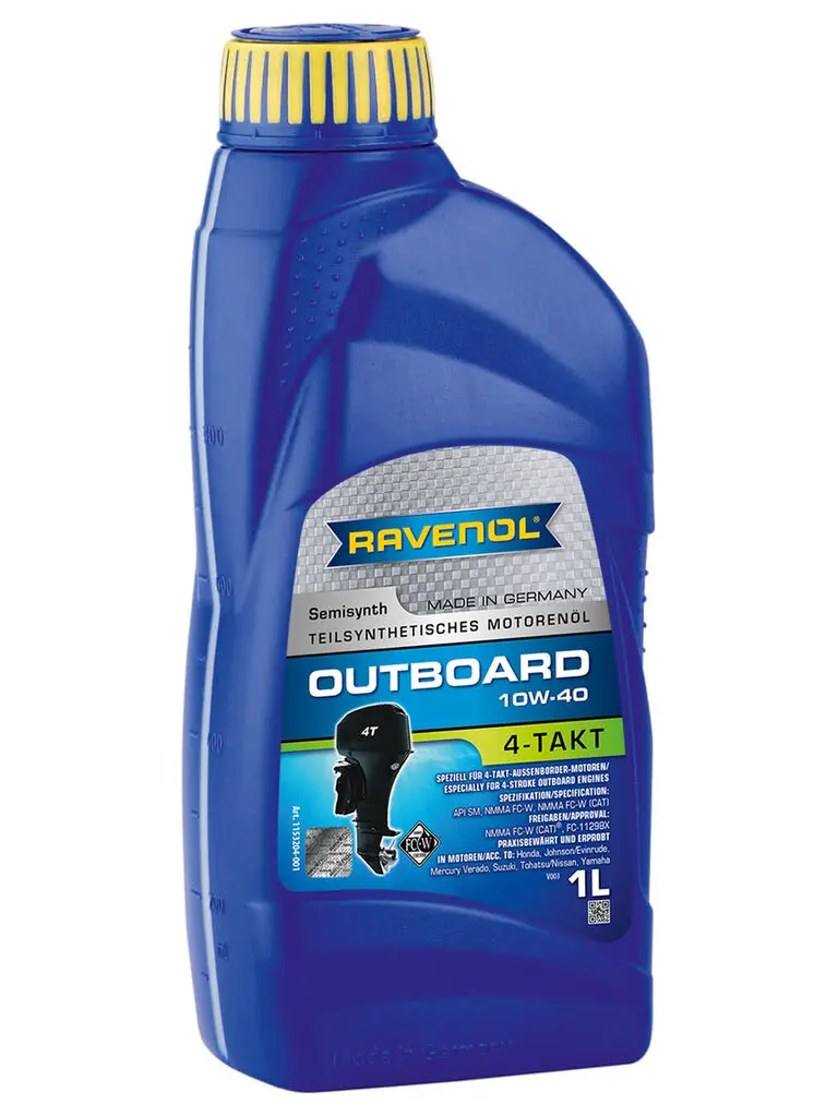 Ravenol Motorno ulje za vanbrodske motore 4-T Ravenol Outboardoel 4T 10W-40, 1 l