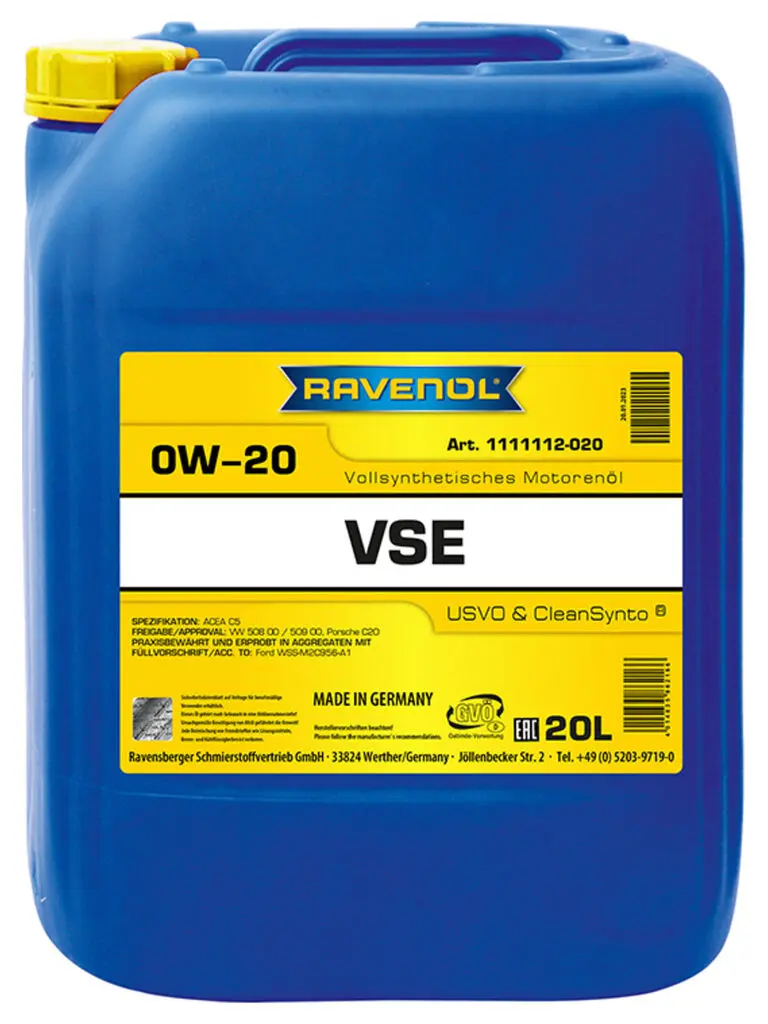 Ravenol Motorno ulje VSE 0W-20, 20 l