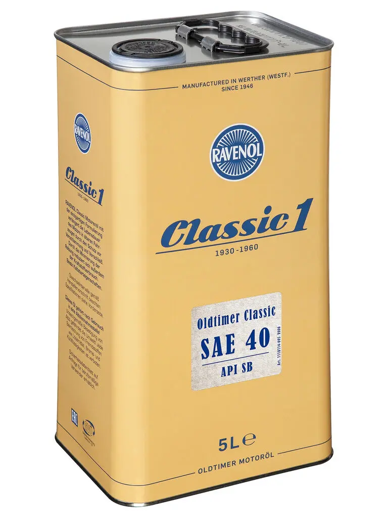 Ravenol Motorno ulje Oldtimer Classic SAE 40, 5 l