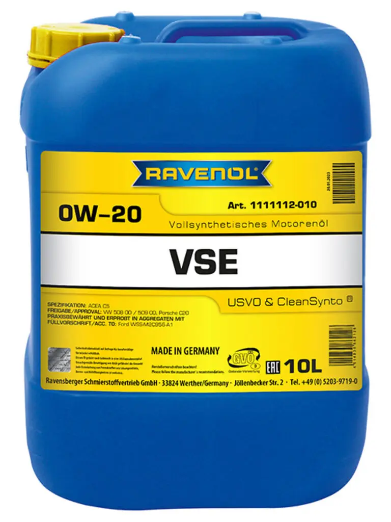 Ravenol Motorno ulje VSE 0W-20, 10 l