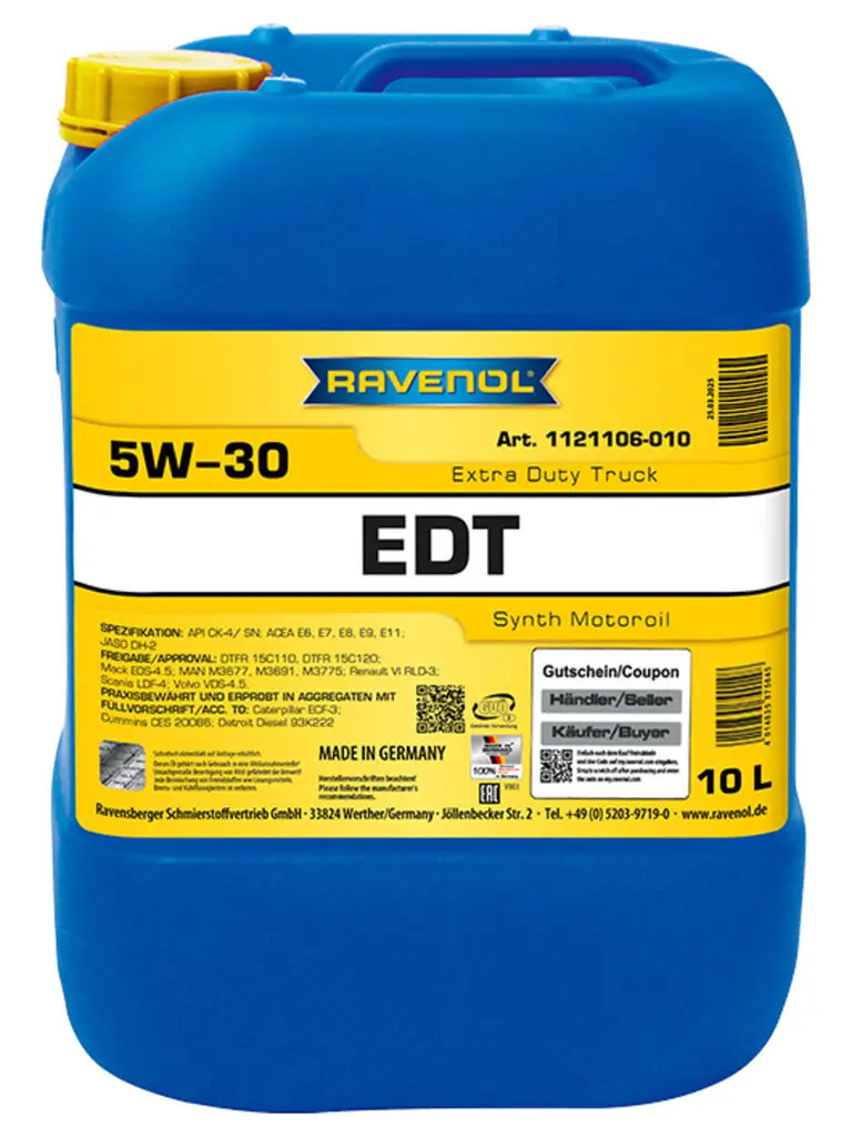 Ravenol Motorno ulje EDT Extra Duty Truck 5W-30, 10 l