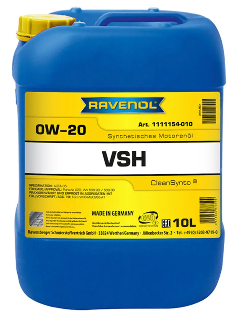 Ravenol Motorno ulje VSH 0W-20, 10 l