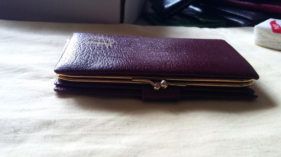 novcanik KOZA bordo vintage
