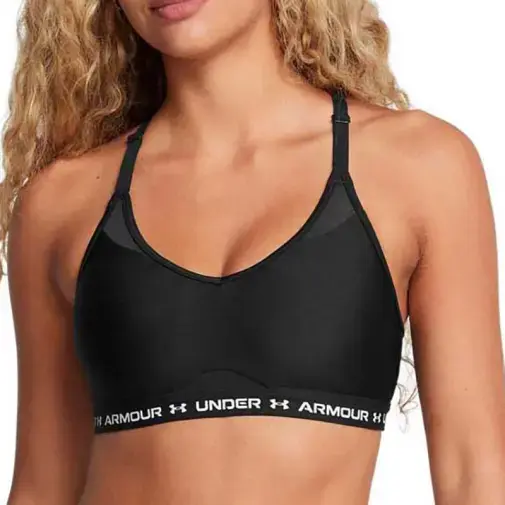 Under Armour Žesnki top Crossback Low, Crni