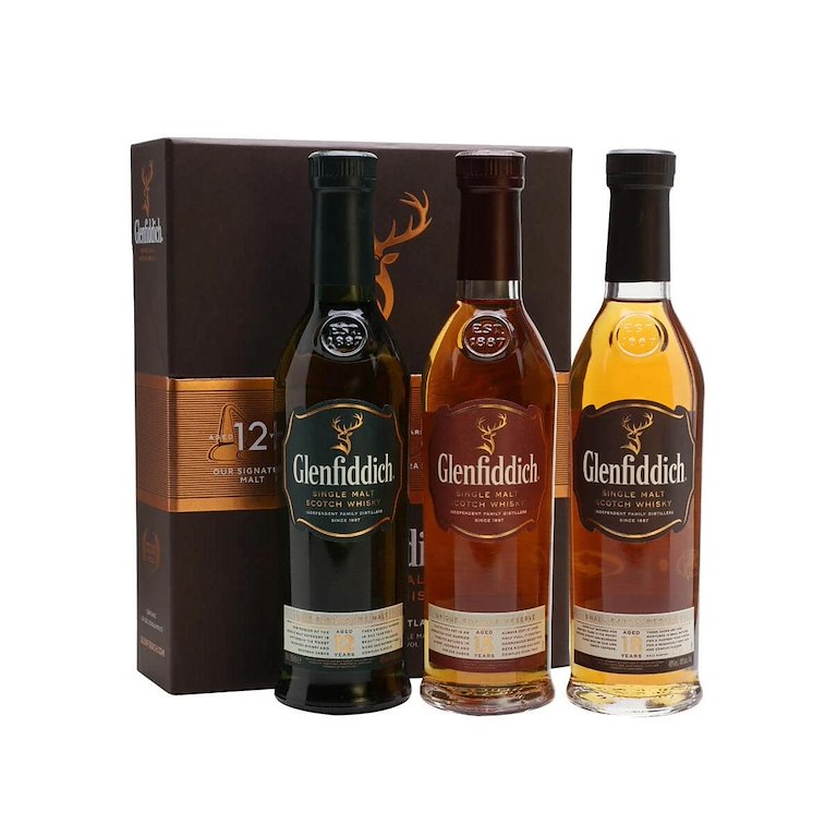 Glenfiddich Poklon set viskija, 3x20cl