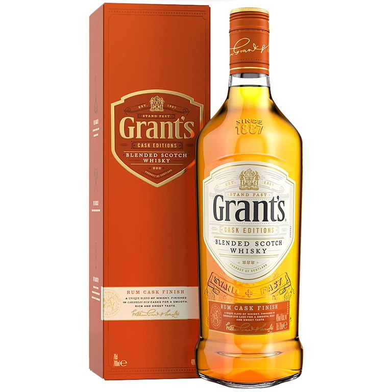 Viski Grant's Rum Cask 40% 0,7l