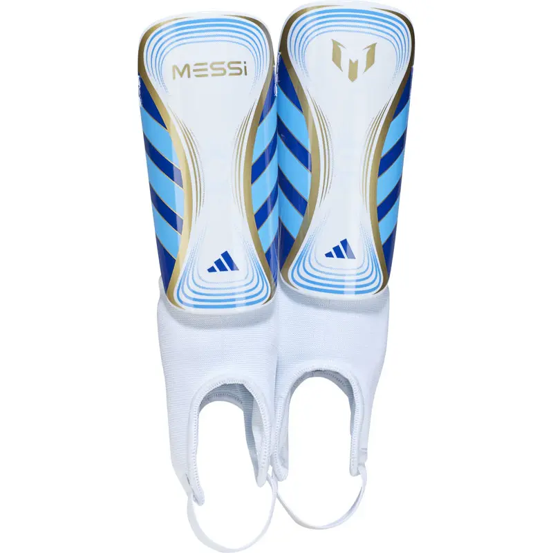 Adidas Kostobrani za dečake MESSI SG MTC J, Belo-plavi
