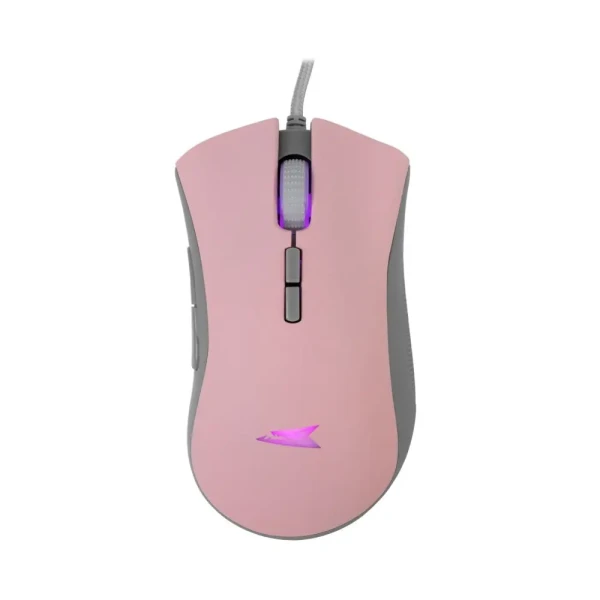 BARACUDA Optički Miš LOBSTER 6400DPI, 7D, RGB Pink