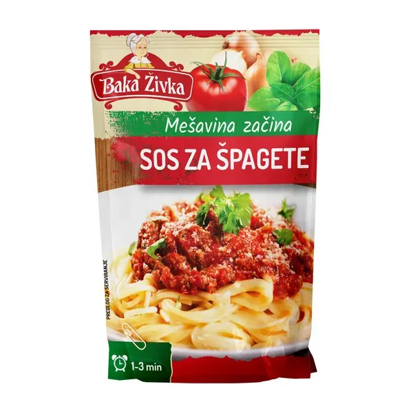 Baka Živka Začin za špagete sos, 60g