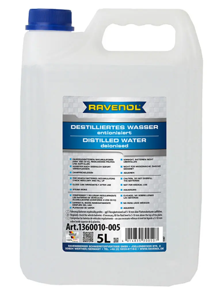 Ravenol Destilovana voda Destilliertes Wasser, 5 l