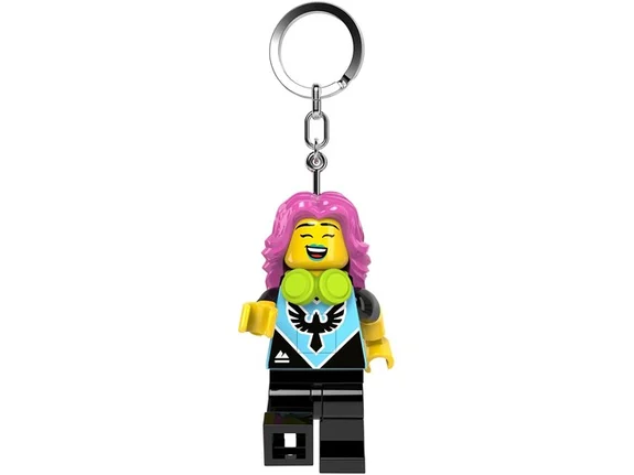 LEGO Minifigure Privezak za ključeve sa svetlom: Gejmerka