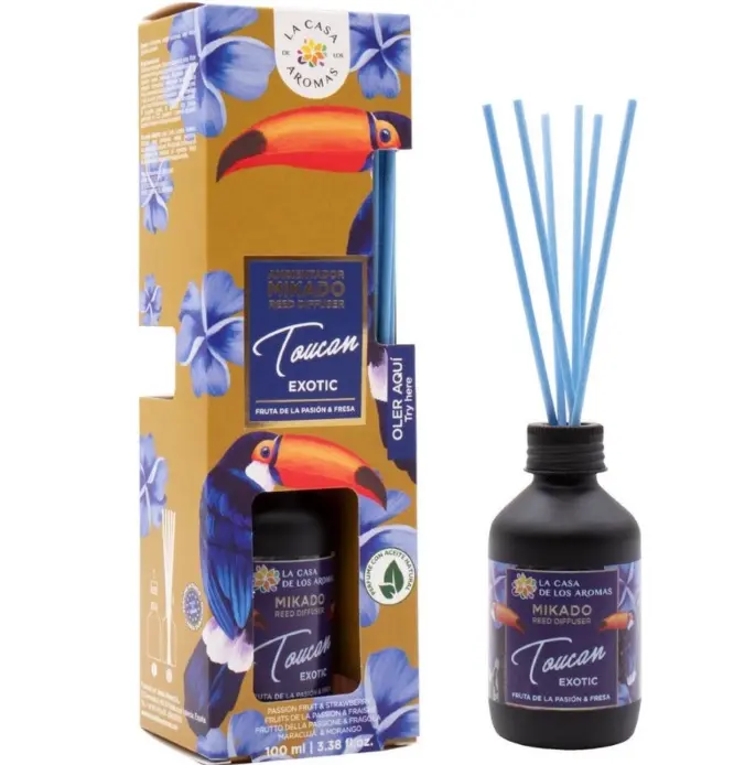 La Casa de los Aromas Mikado diffuser Toucan-exotic 95 ml
