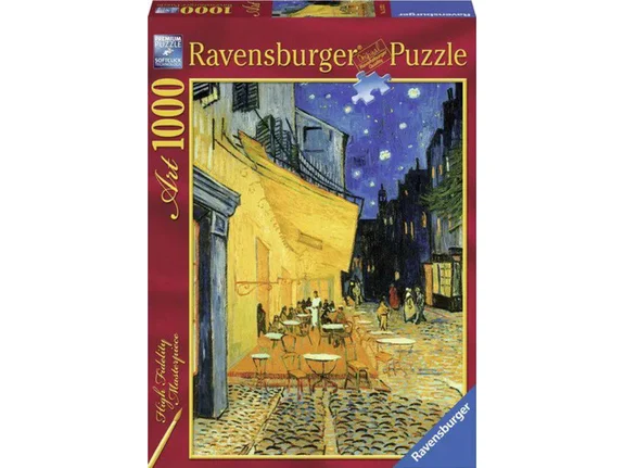 Ravensburger Puzzle (slagalice) - Kafe terasa noću