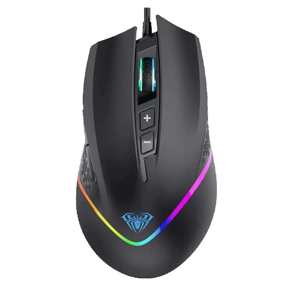 Gaming miš AULA F805 6400DPI7DRGBCrni