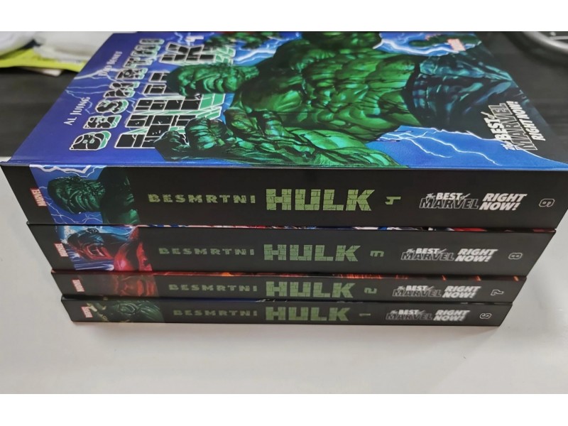 Besmrtni Hulk 1-4 + poklon figura Hulka
