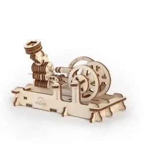 Ugears 3D Slagalica Pneumatski motor, 81 delova