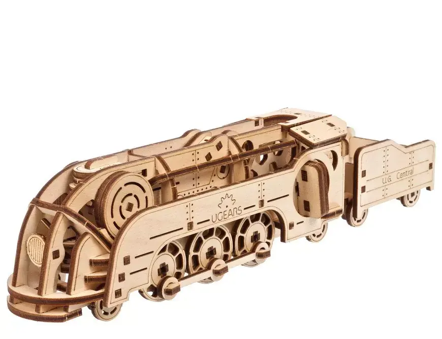 UGEARS 3D Mehanička slagalica Mini lokomotiva