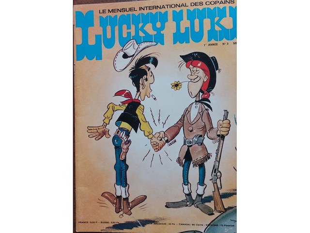 Lucky Luke num. 3 lemensuel inter.des copains de