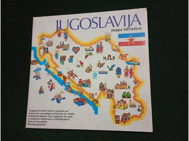 Turistička Mapa Jugoslavija