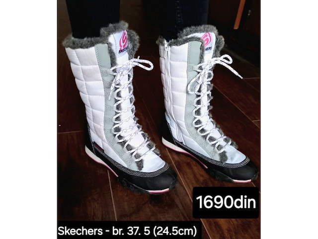 Skechers zimske čizme bele ženske duboke br. 37.5