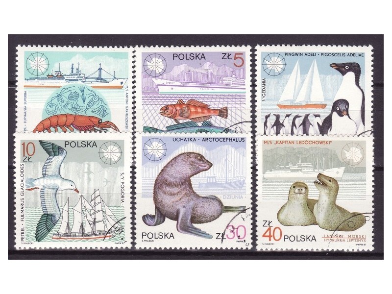 Poljska - polarne životinje 1987.