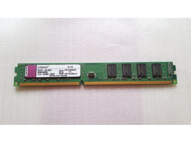 2Gb DDR3, 1333Mhz, Kingston, Low Profile