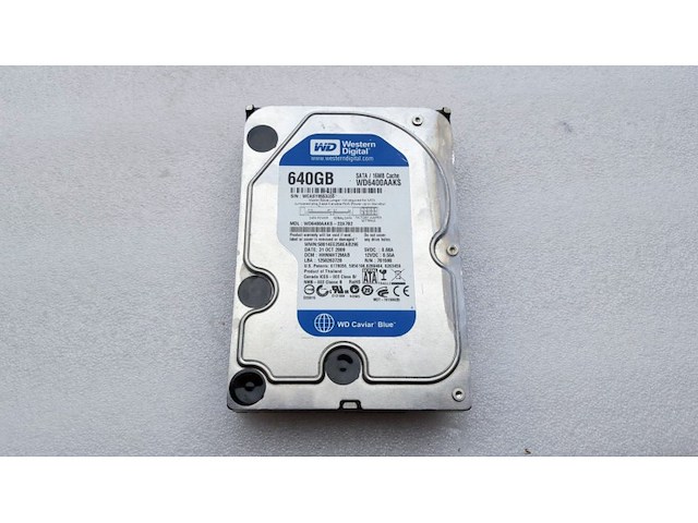 640Gb Western Digital SataII Perfekt 100%