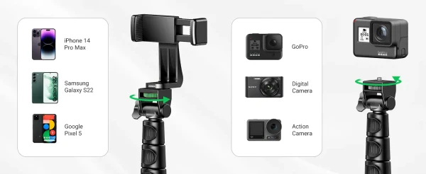 UGREEN LP680 Selfi Štap Tripod sa Daljinskim