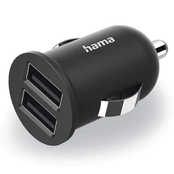 Hama auto punjač sa dva USB porta, 2.4A