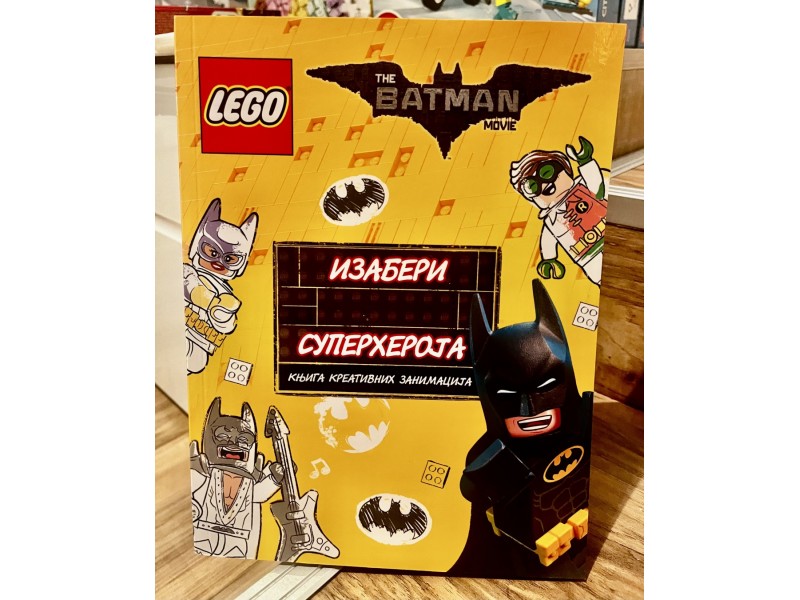 BATMAN LEGO knjiga The LEGO Batman Movie IZABERI SUPERH