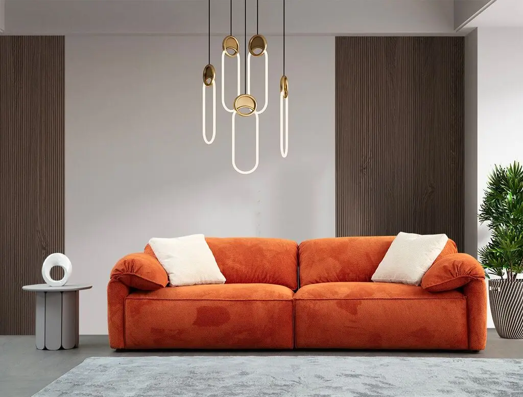 Atelier del Sofa Trosed Flamingo Lounge, 270x105x80cm, Narandžasti