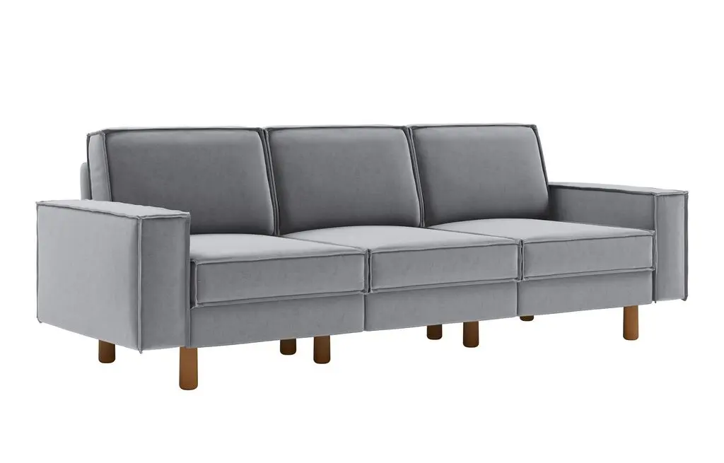 Atelier del Sofa Trosed Sparrow Extra 3, 238x89x87 cm, Sivi