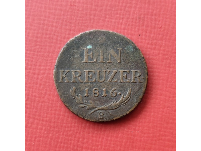 1 KREUZER 1816 B