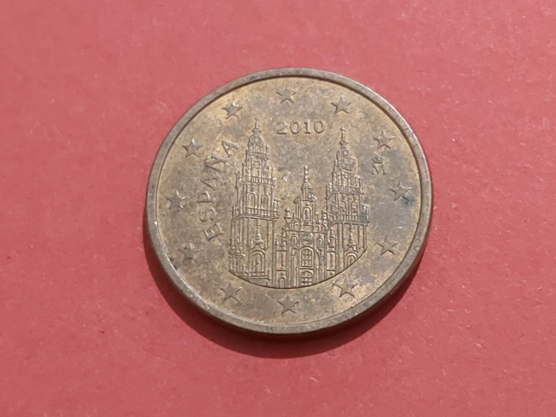 Španija - 5 euro cent 2010 god