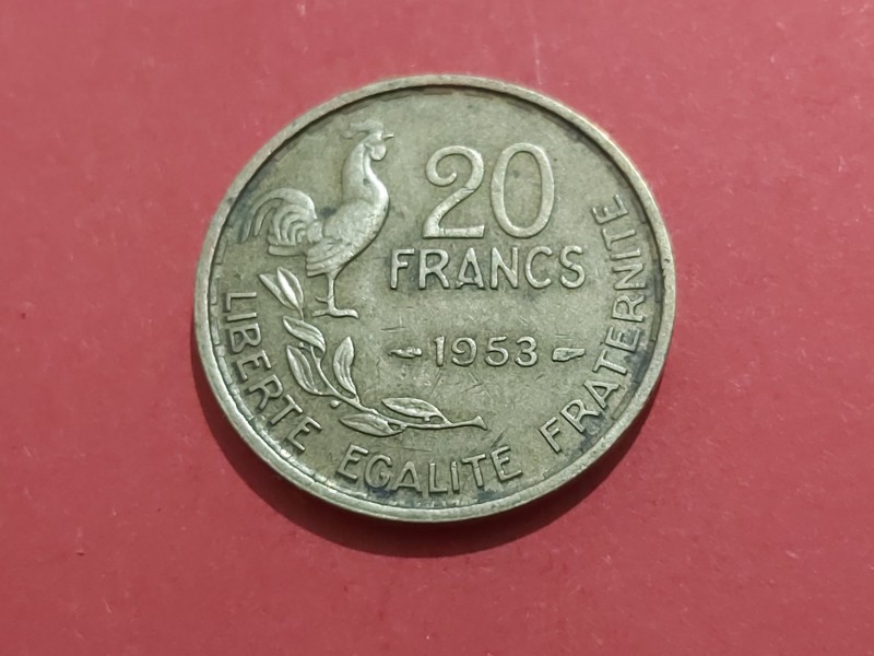 Francuska - 20 francs 1953 god
