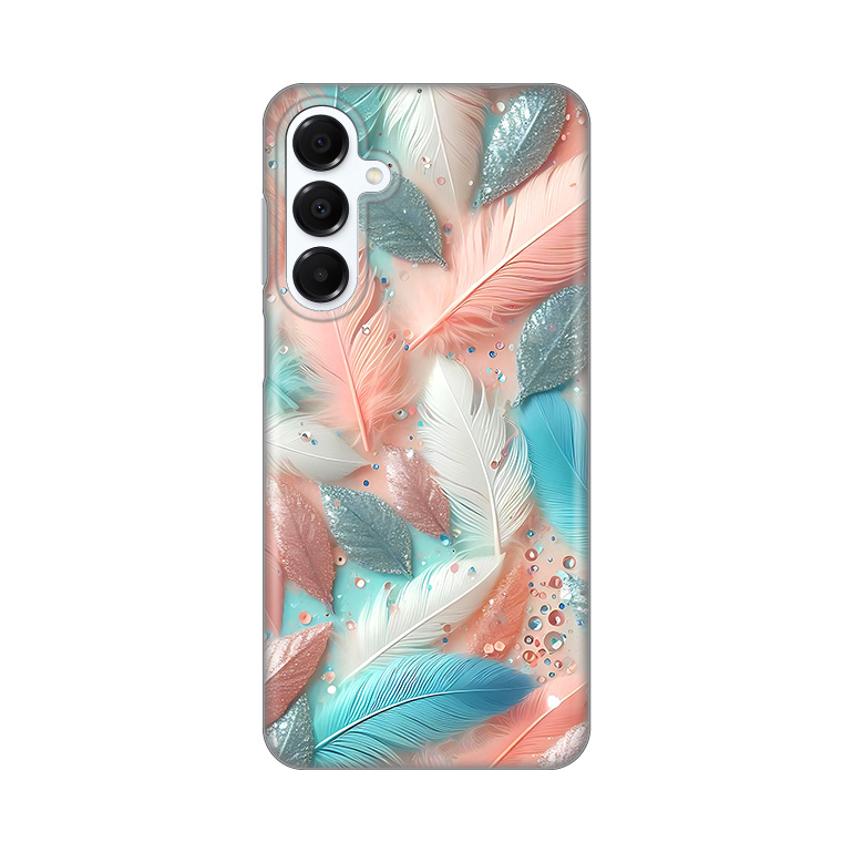 TORBICA SILIKONSKA PRINT ZA SAMSUNG A165F GALAXY A16 PASTEL FEATHERS