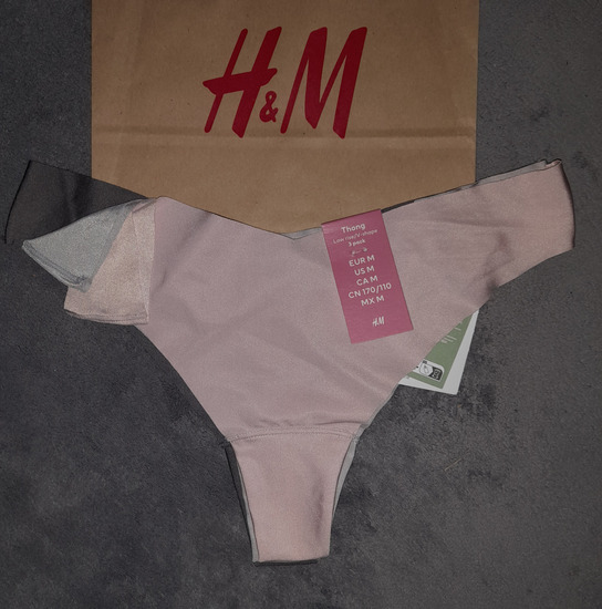 H&M r3kom oze,sive microfiber laser tange NOVO!%